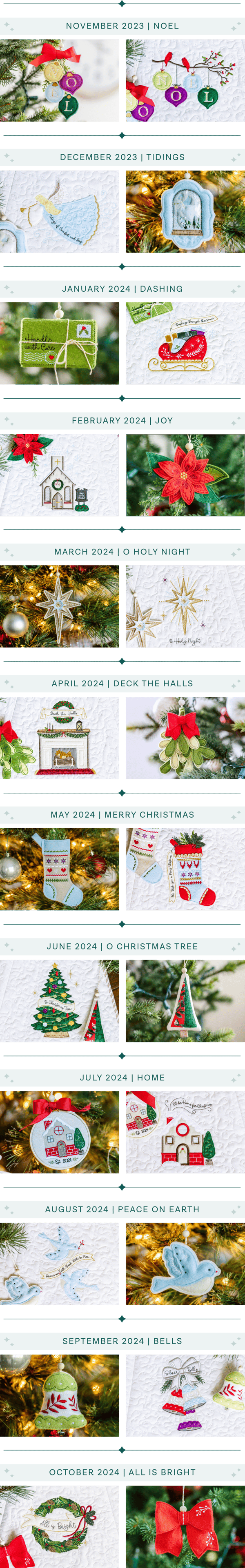 Sing Noel Tree Skirt & Ornaments